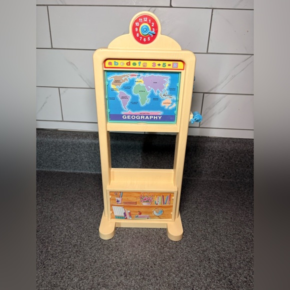Mattel | Toys | Working 995 Barbie Teacher Classroom Chalkboard | Poshmark
